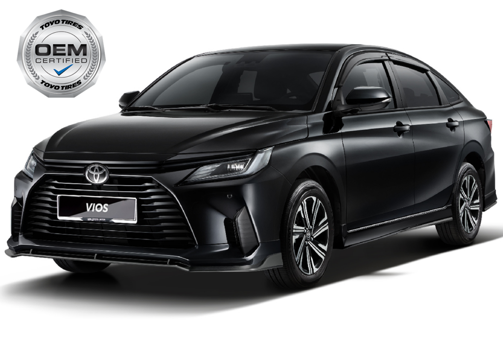 THE ALL-NEW 2023 TOYOTA VIOS TAKES ON THE ROADS WITH PROXES CR1
